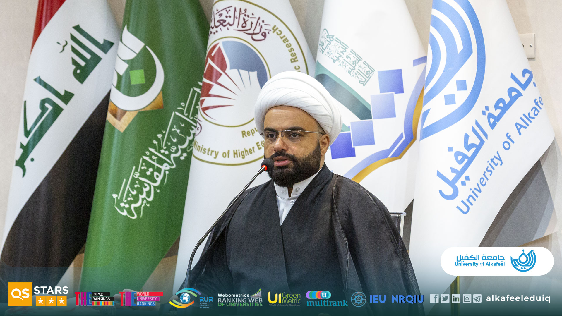 قسم الإرشاد في جامعة الكفيل ينظّم مجلسًا عزائيًا بمناسبة شهادة الزهراء (عليها السلام)